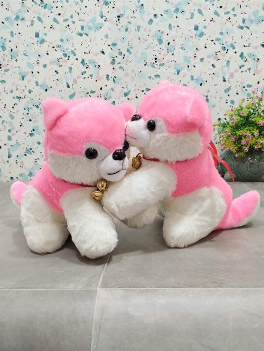 Bell Dog Soft Toy Plush - Teddy Daddy - Premium Toys