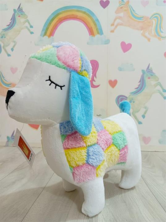 Buy Standing Rainbow Dog Soft Toy Online - Teddy Daddy